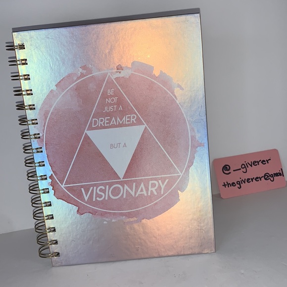 Office | Be Note Just A Dreamer But A Visionary Holographic Triangle ...